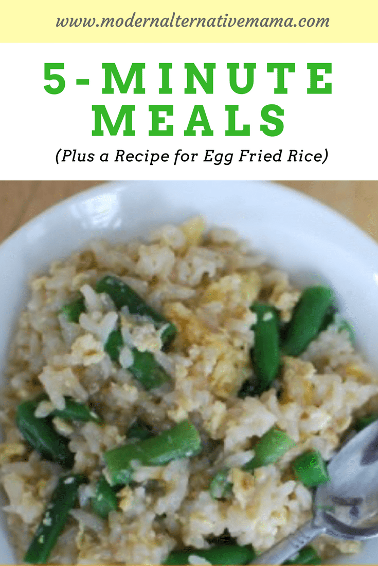 5-Minute Meals for Busy Nights (Plus a Recipe for Egg Fried Rice)