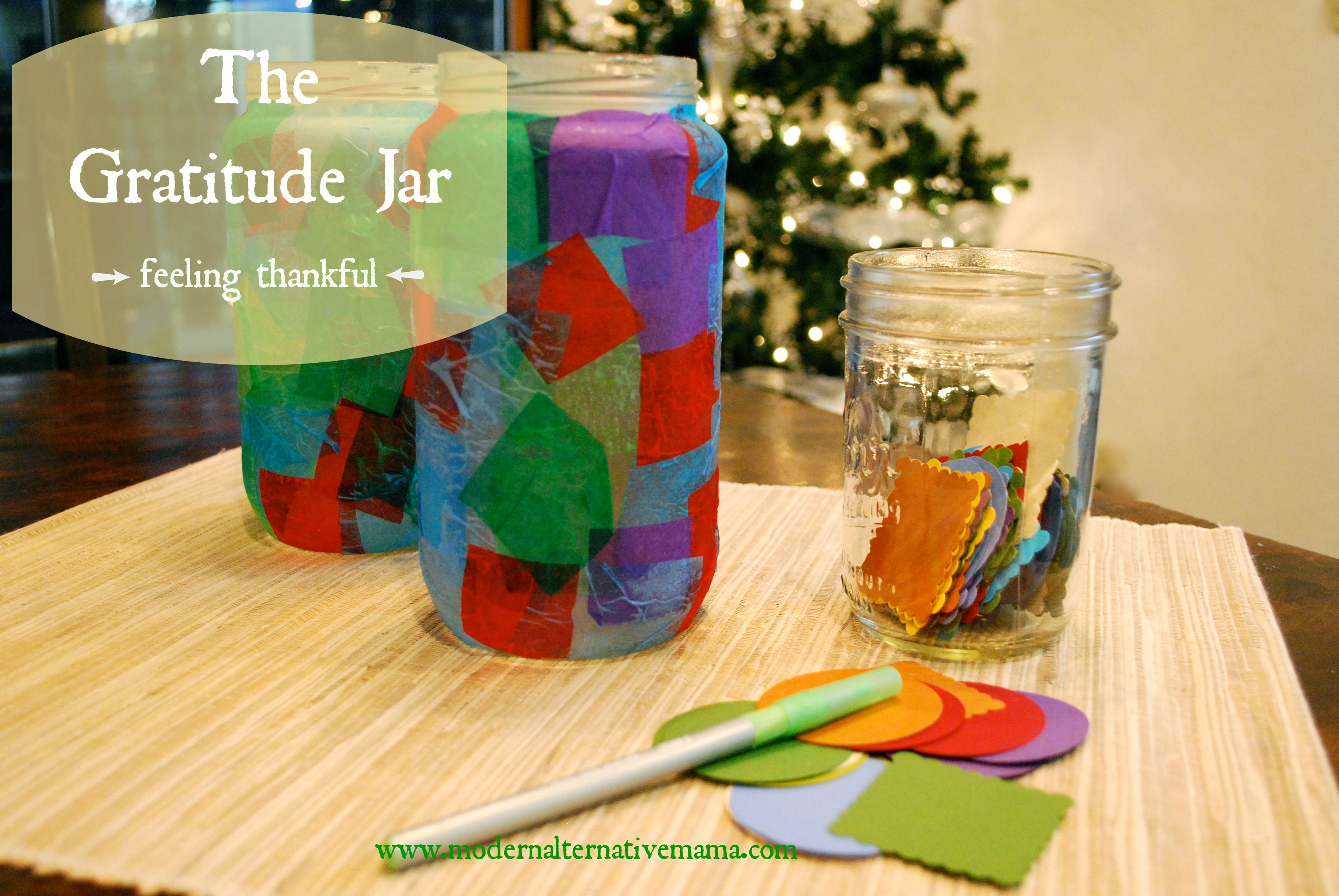 The Gratitude Jar - Modern Alternative Mama