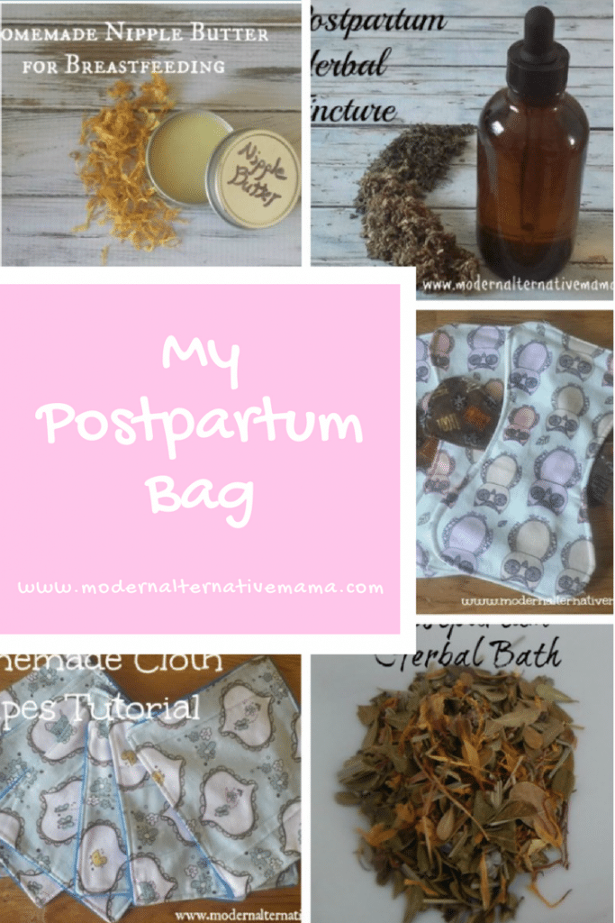 My Postpartum Bag