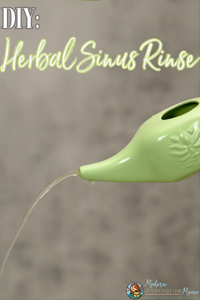 DIY: Herbal Sinus Rinse
