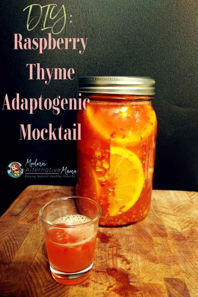 DIY: Raspberry Thyme Adaptogenic Mocktail
